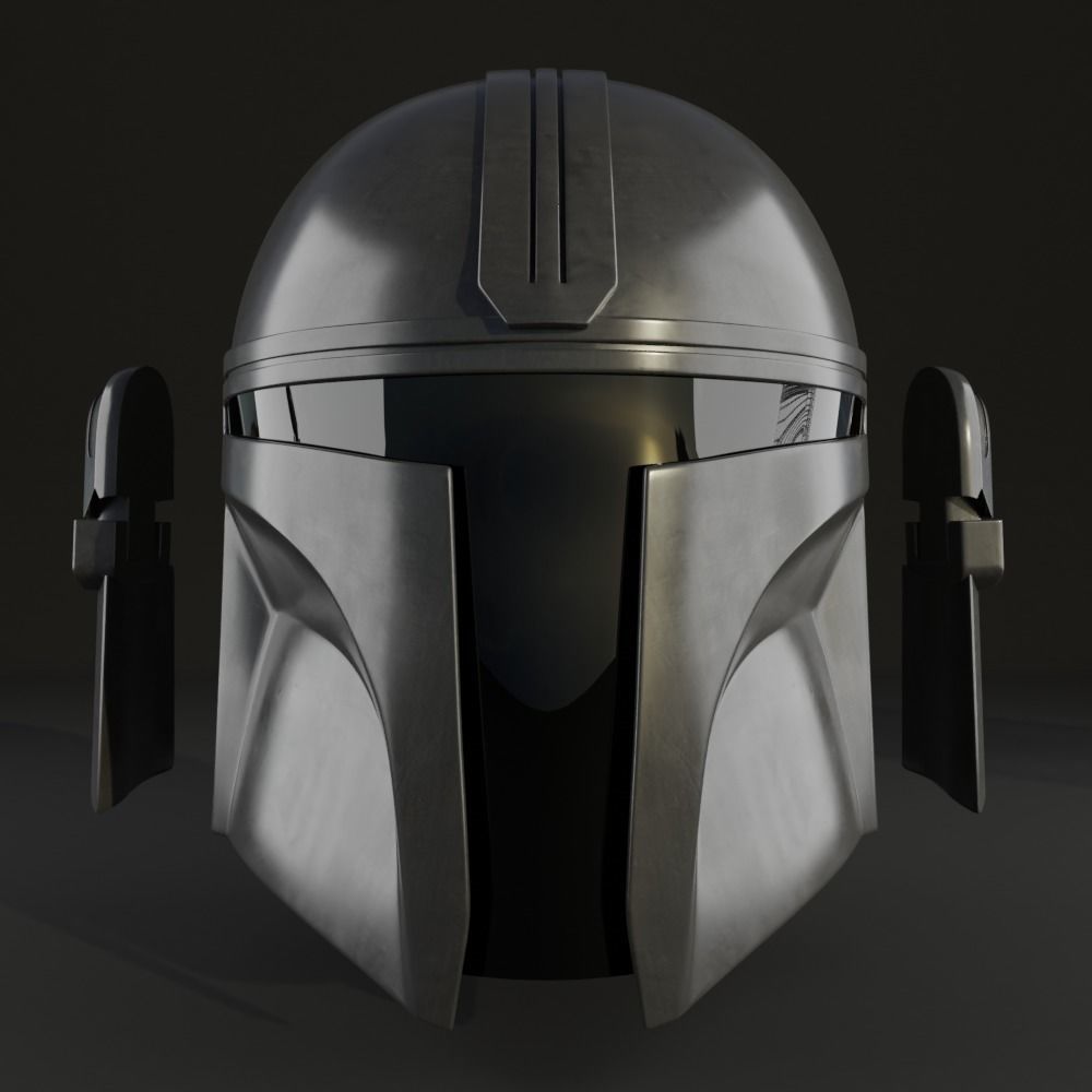 3D model Mandalorian helmet VR / AR / low-poly | CGTrader
