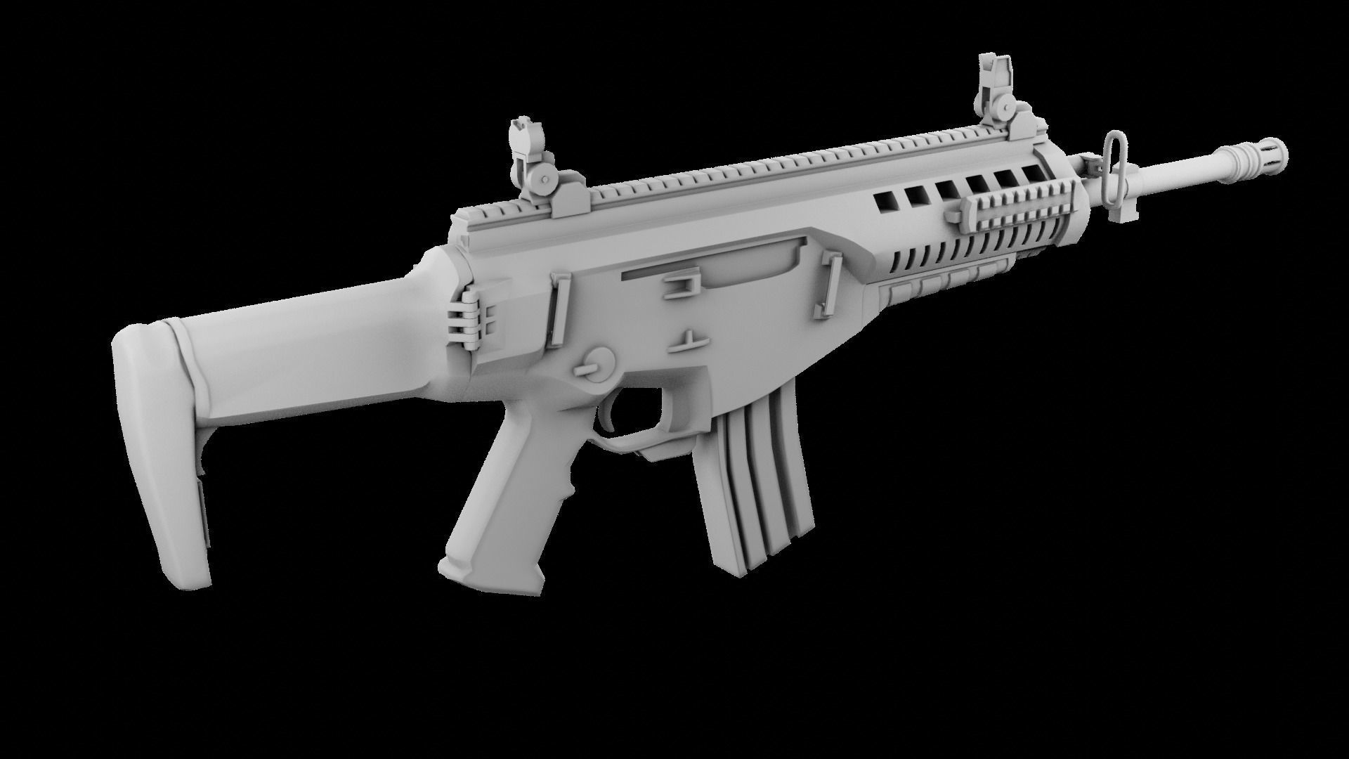 3D model Beretta ARX-160 assault rifle VR / AR / low-poly | CGTrader