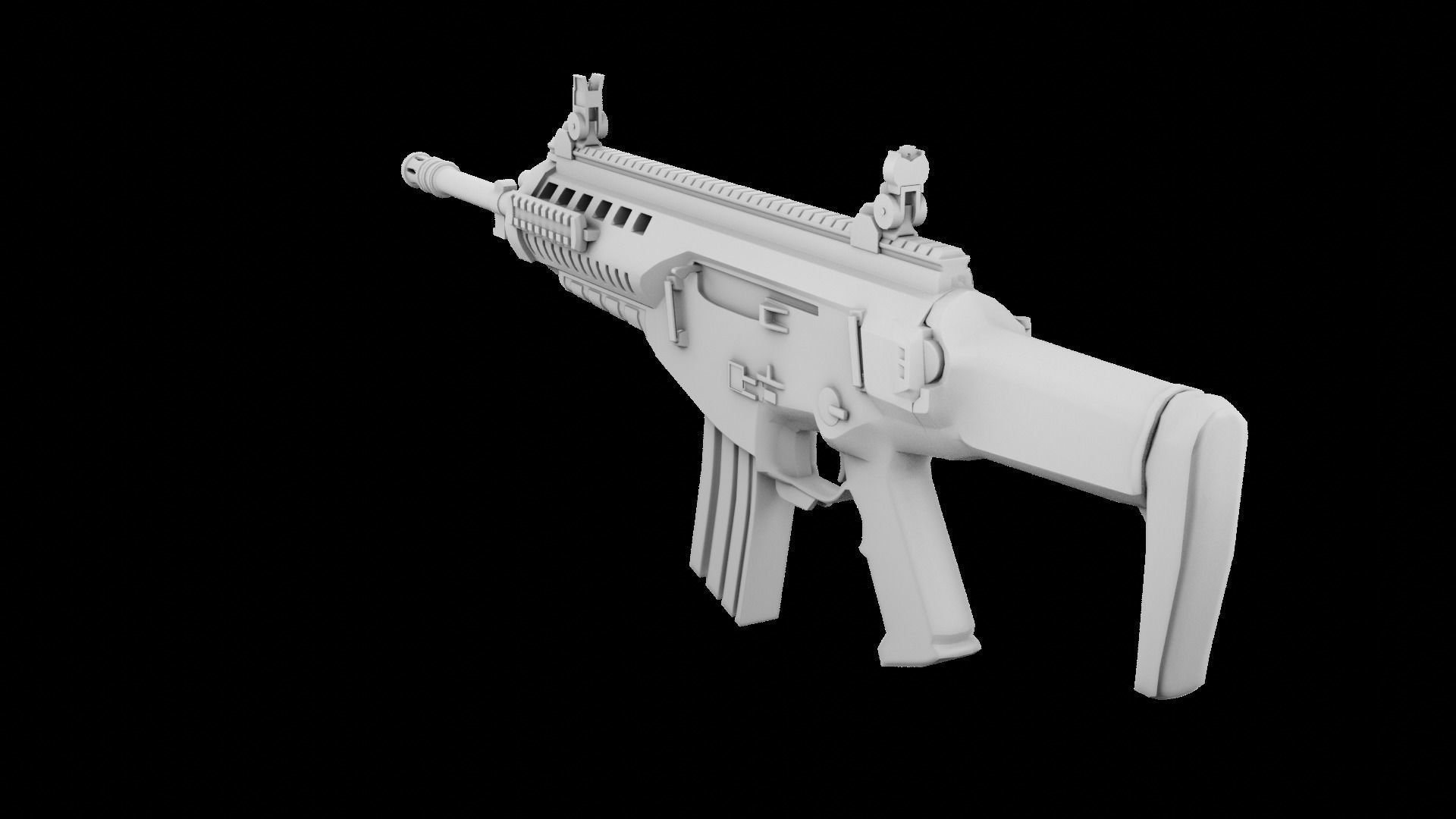3D model Beretta ARX-160 assault rifle VR / AR / low-poly | CGTrader