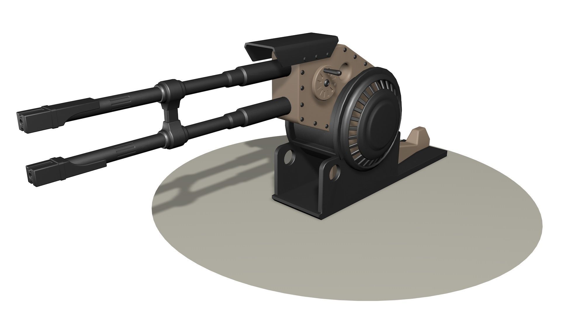 Heavy gun R3 Sci-fi 3D model | CGTrader