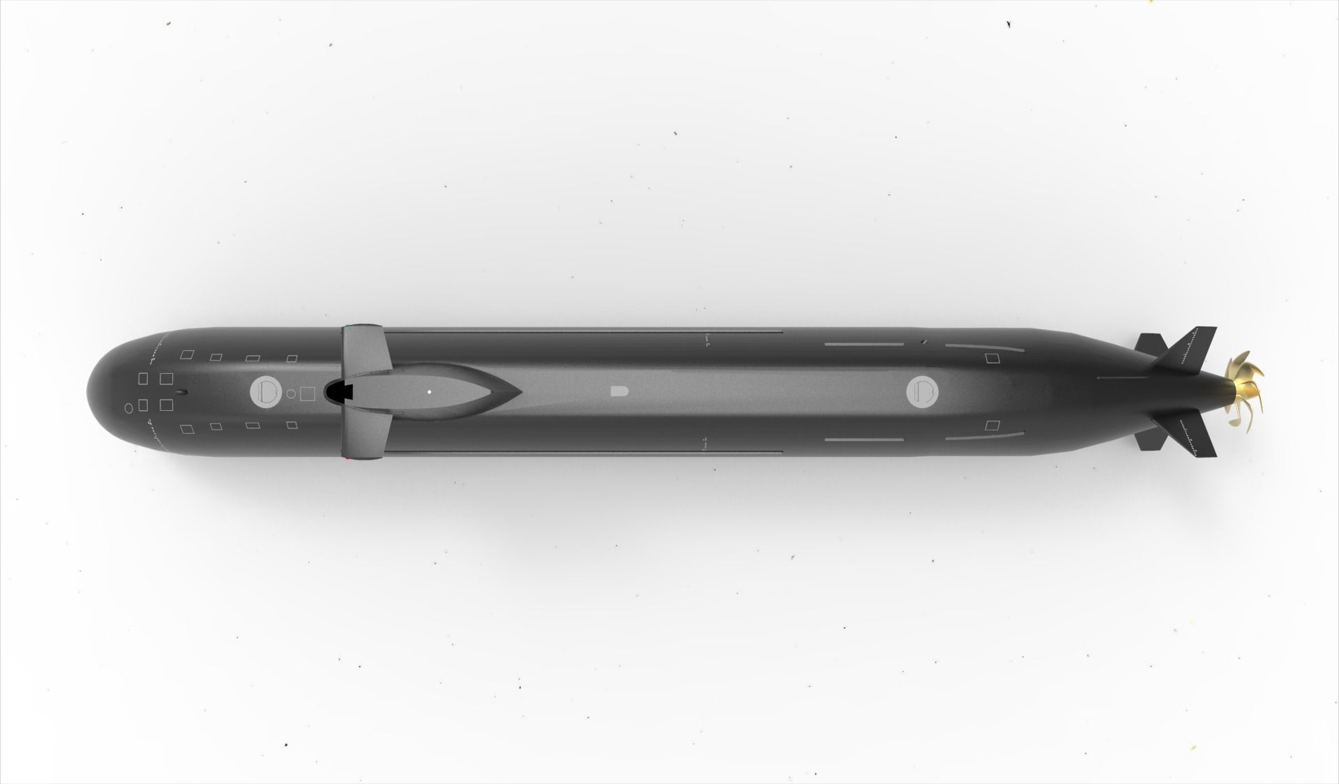 Taigei Class Submarine 3D model | CGTrader