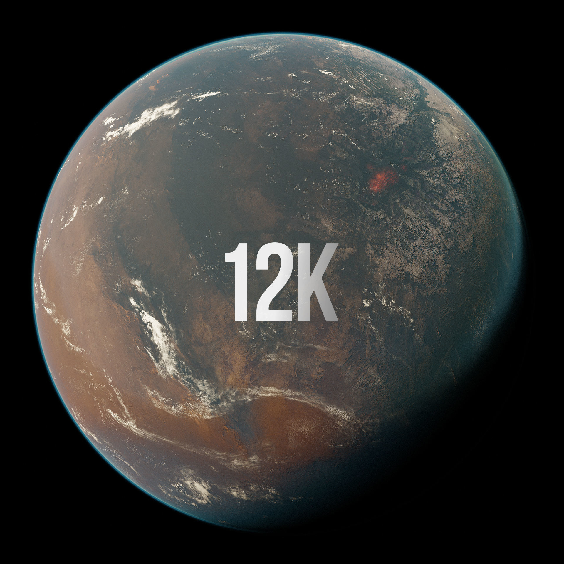 Planet 171202 12K 3D model | CGTrader