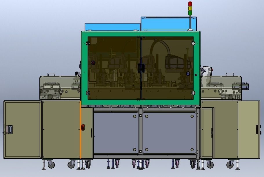 Automatic linear loop placement machine 3D model | CGTrader
