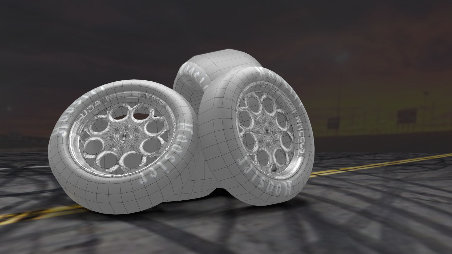 3D model Wheel Weld Racing Magnum VR / AR / low-poly | CGTrader