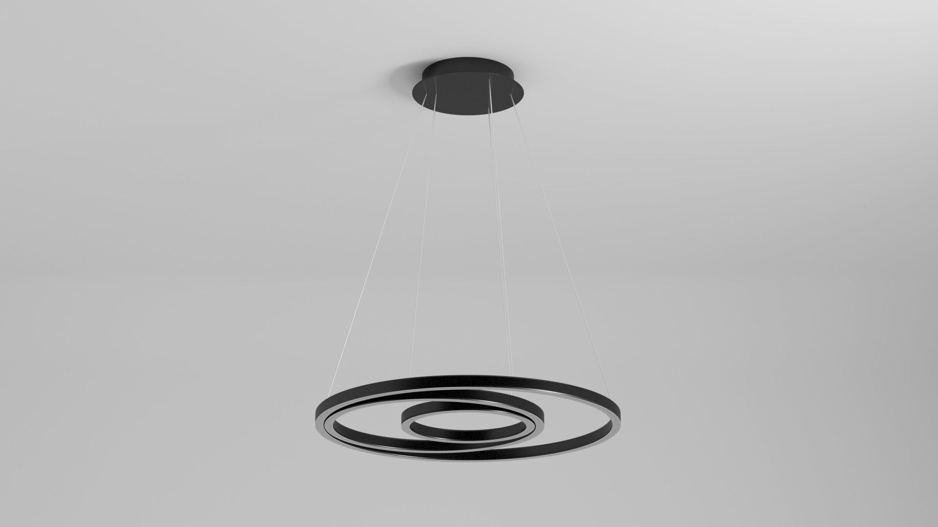Modern Circular LED Ceiling Light free 3D model | CGTrader