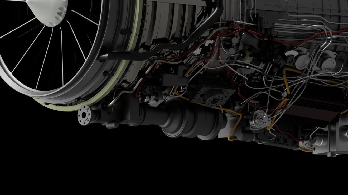 General Electric F110-GE-129 3D model | CGTrader