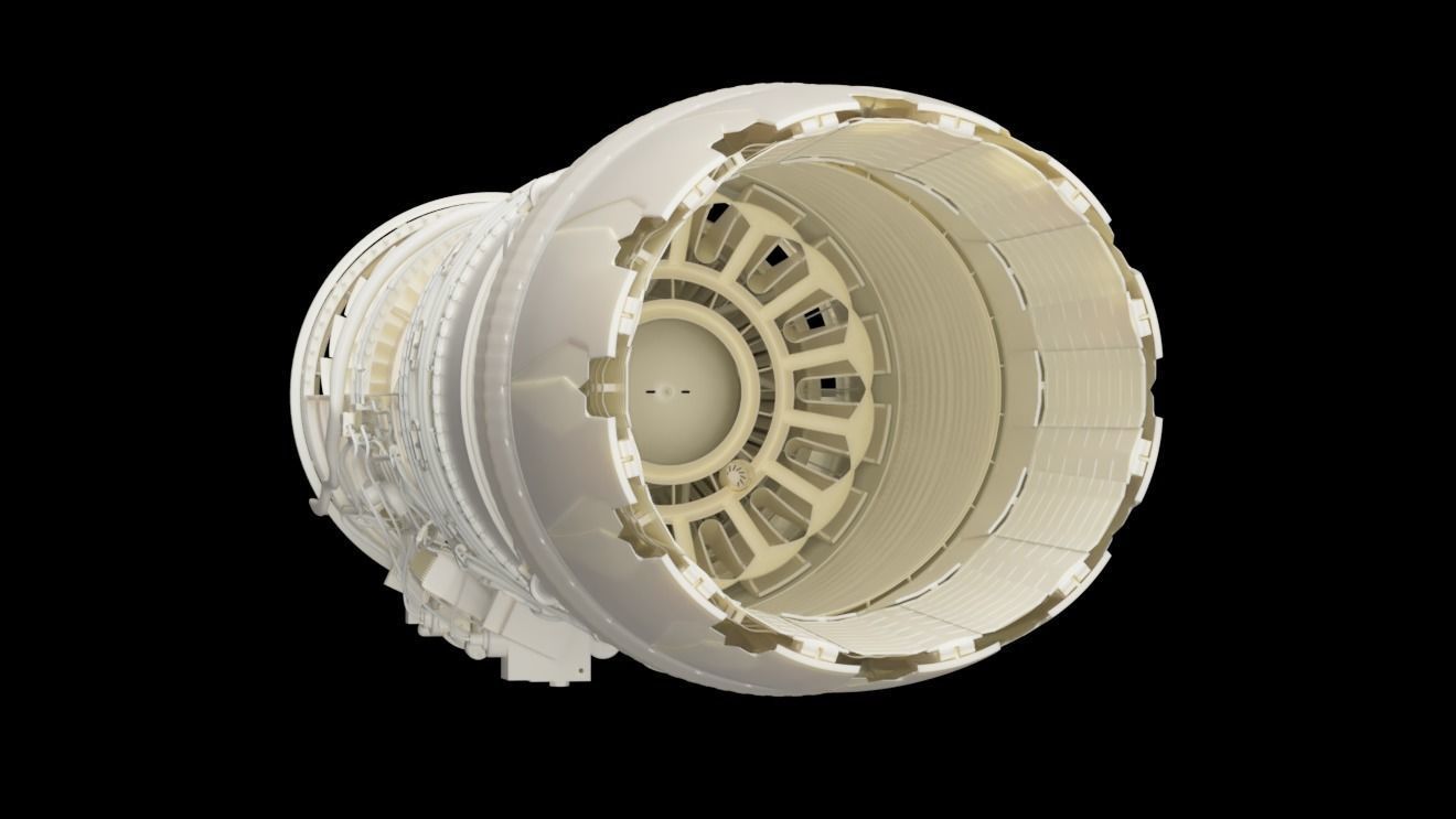 General Electric F110-GE-129 3D model | CGTrader