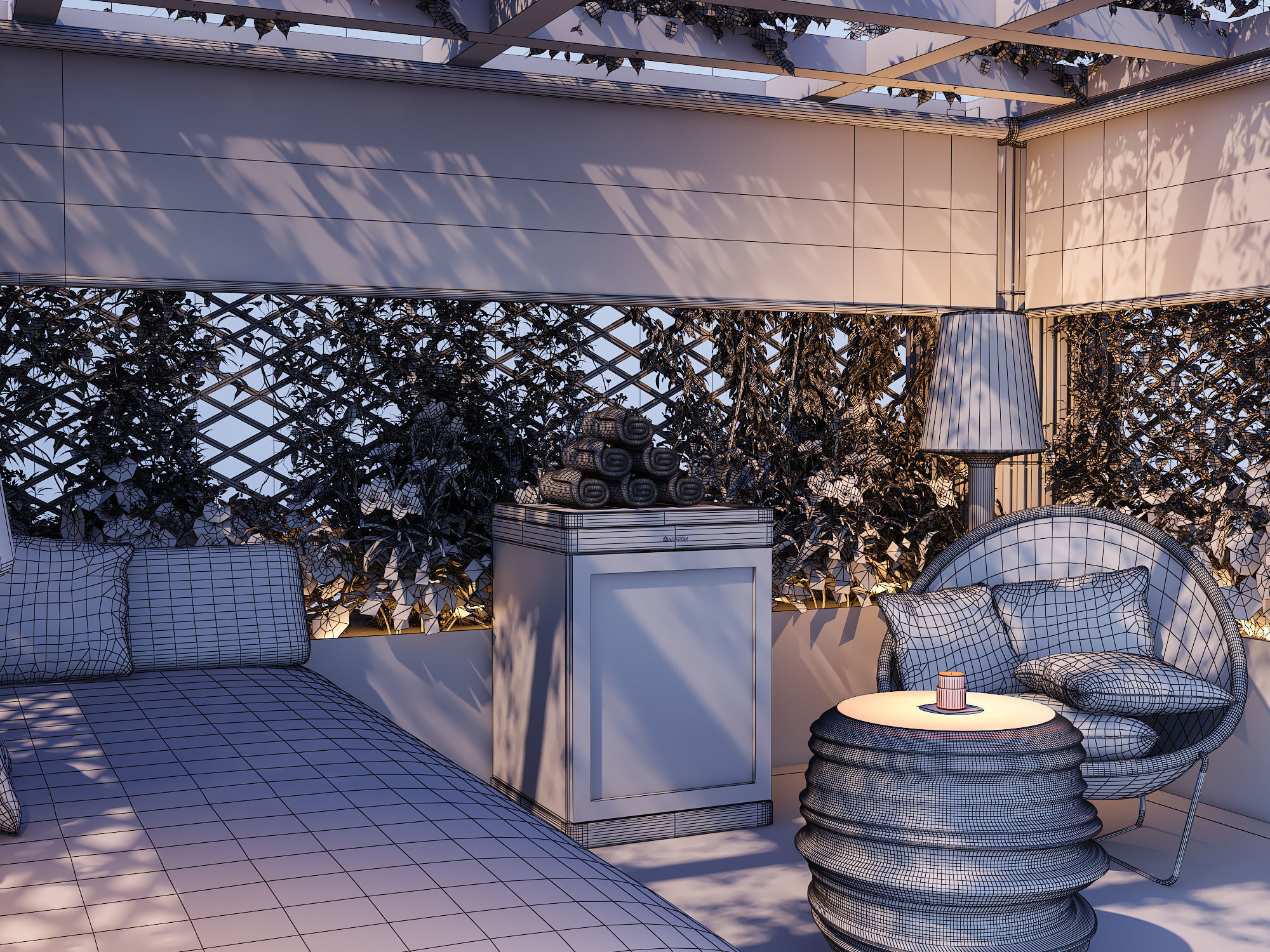 Outdoor Scene 3D model | CGTrader