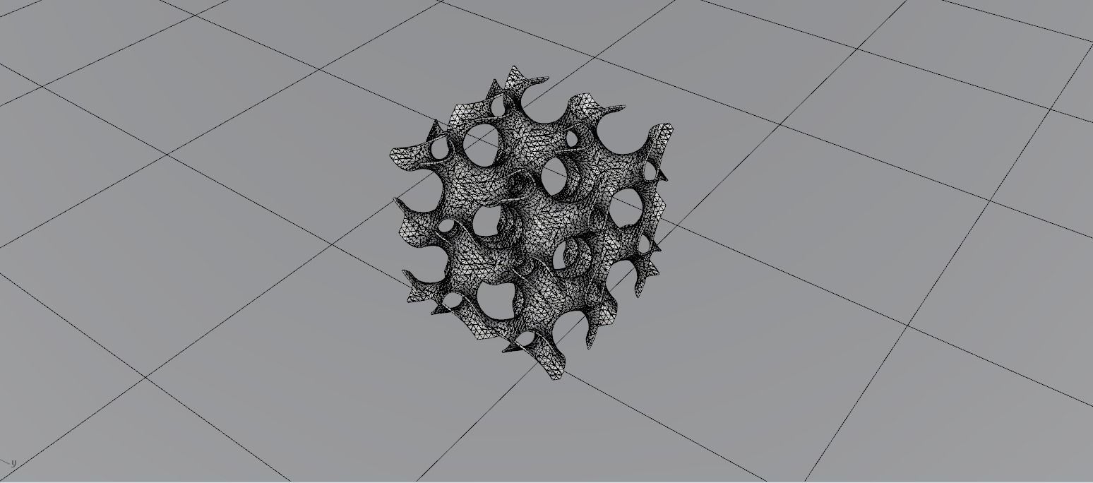 Gyroid cube sculpture - 3d print model 3D model 3D printable | CGTrader