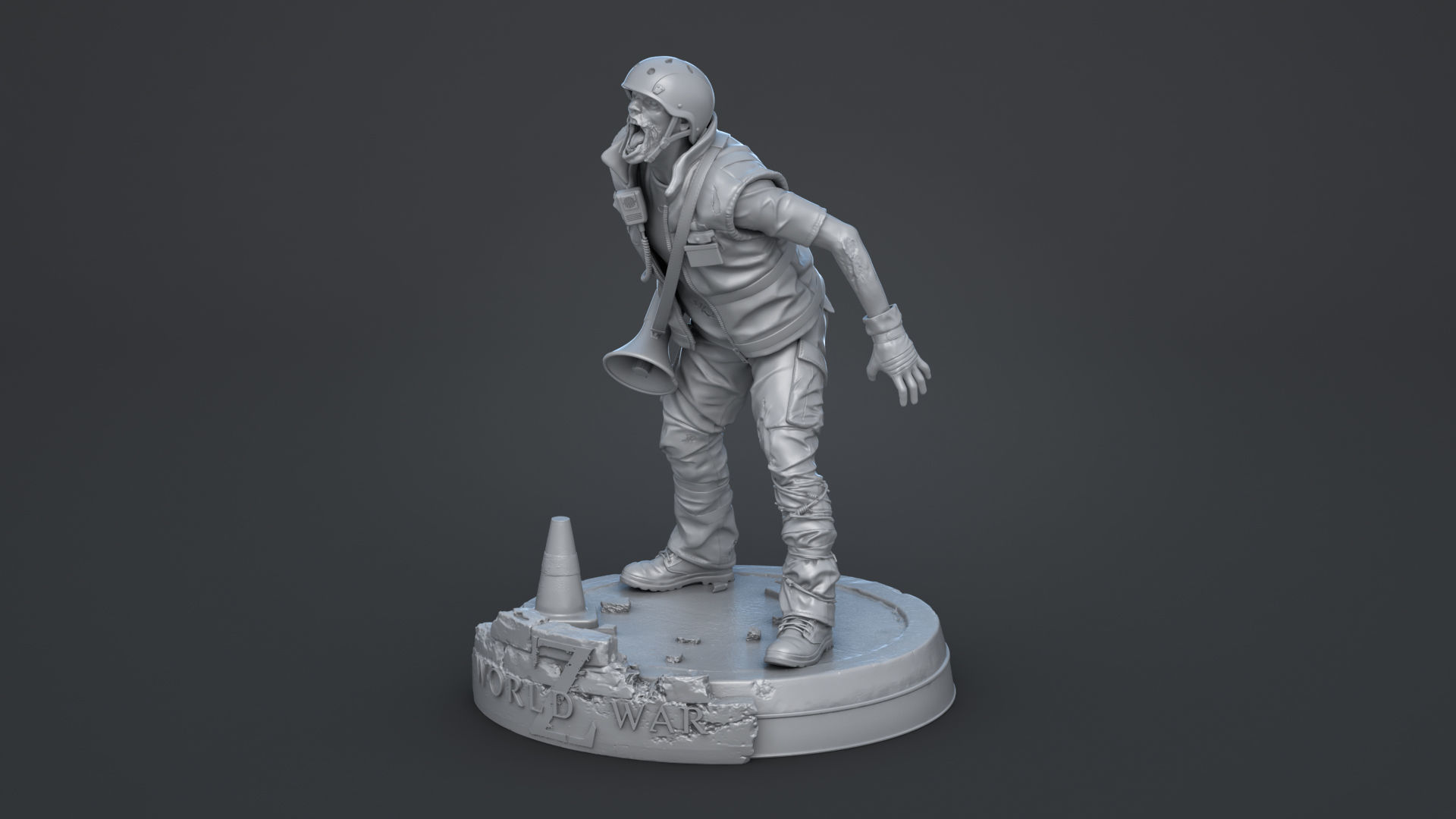 Screamer - World War Z 3D model 3D printable | CGTrader