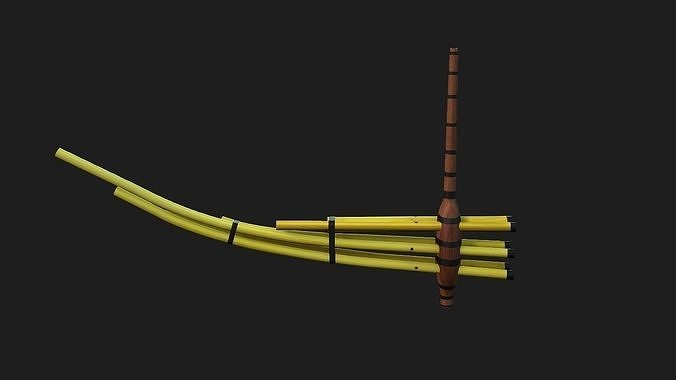 Qeej hmong 3D model | CGTrader