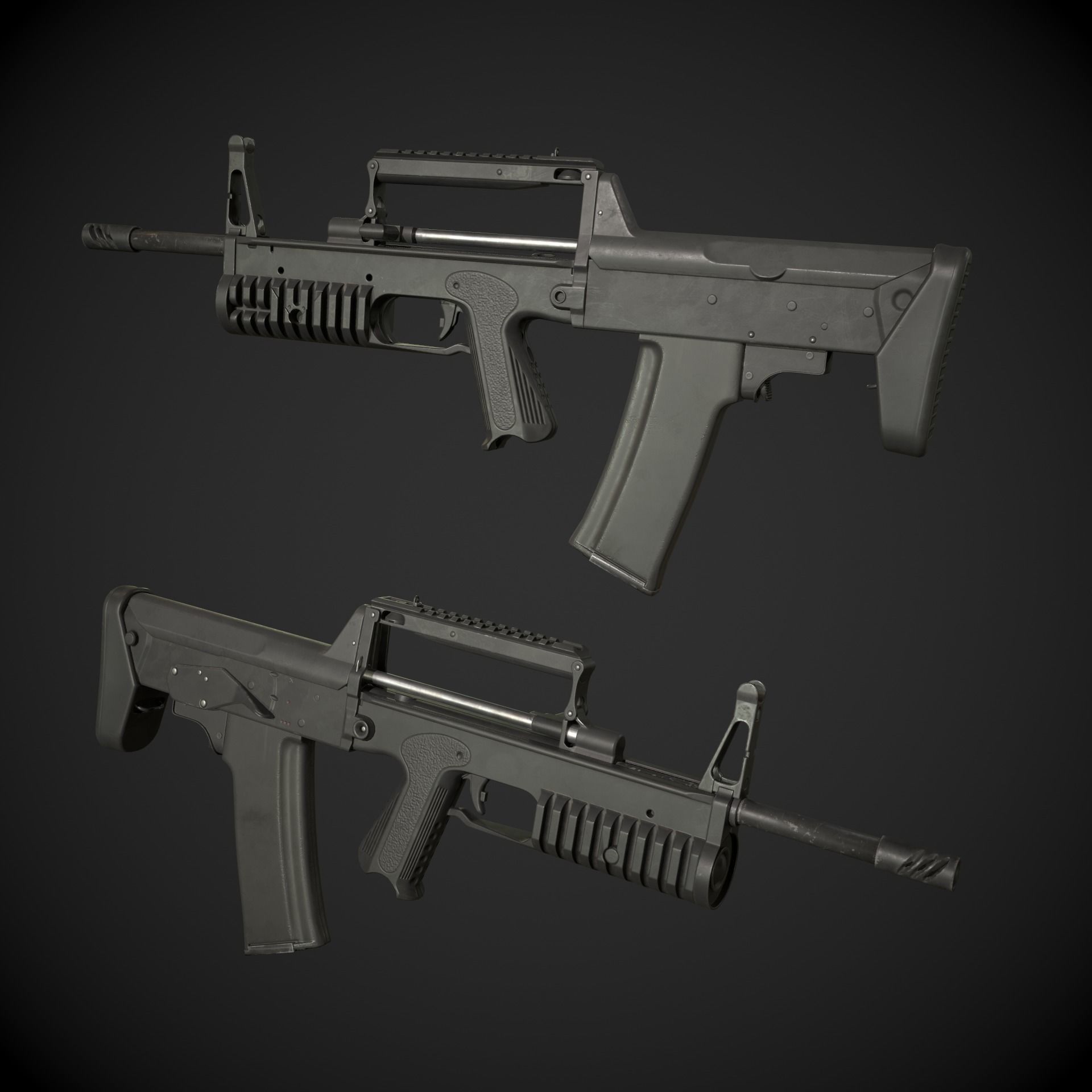 3D model A91 Bullpup Rifle VR / AR / low-poly | CGTrader
