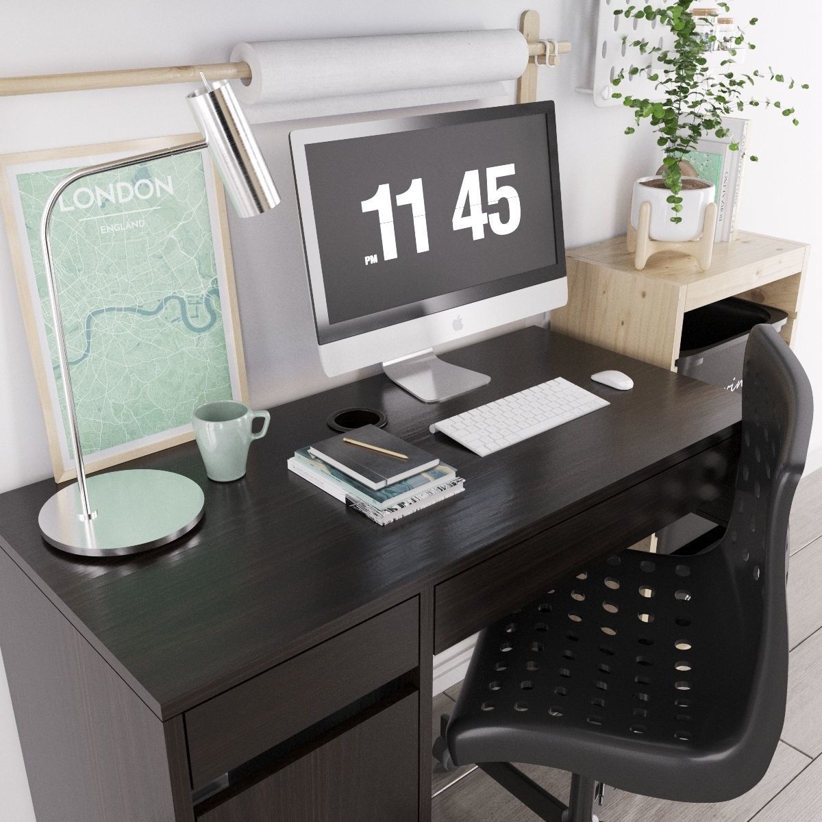 IKEA Workplace-03 3D model | CGTrader