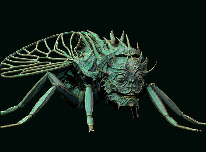 Demon Head fly 3D model | CGTrader