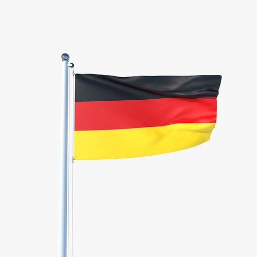 3D model Animated Flag of Germany VR / AR / low-poly | CGTrader