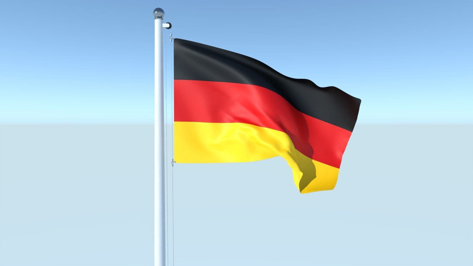 3D model Animated Flag of Germany VR / AR / low-poly | CGTrader