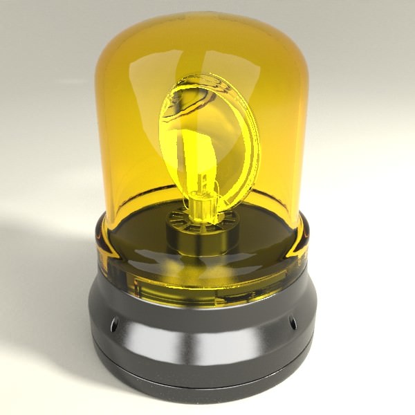 Rotating beacon 3D model | CGTrader
