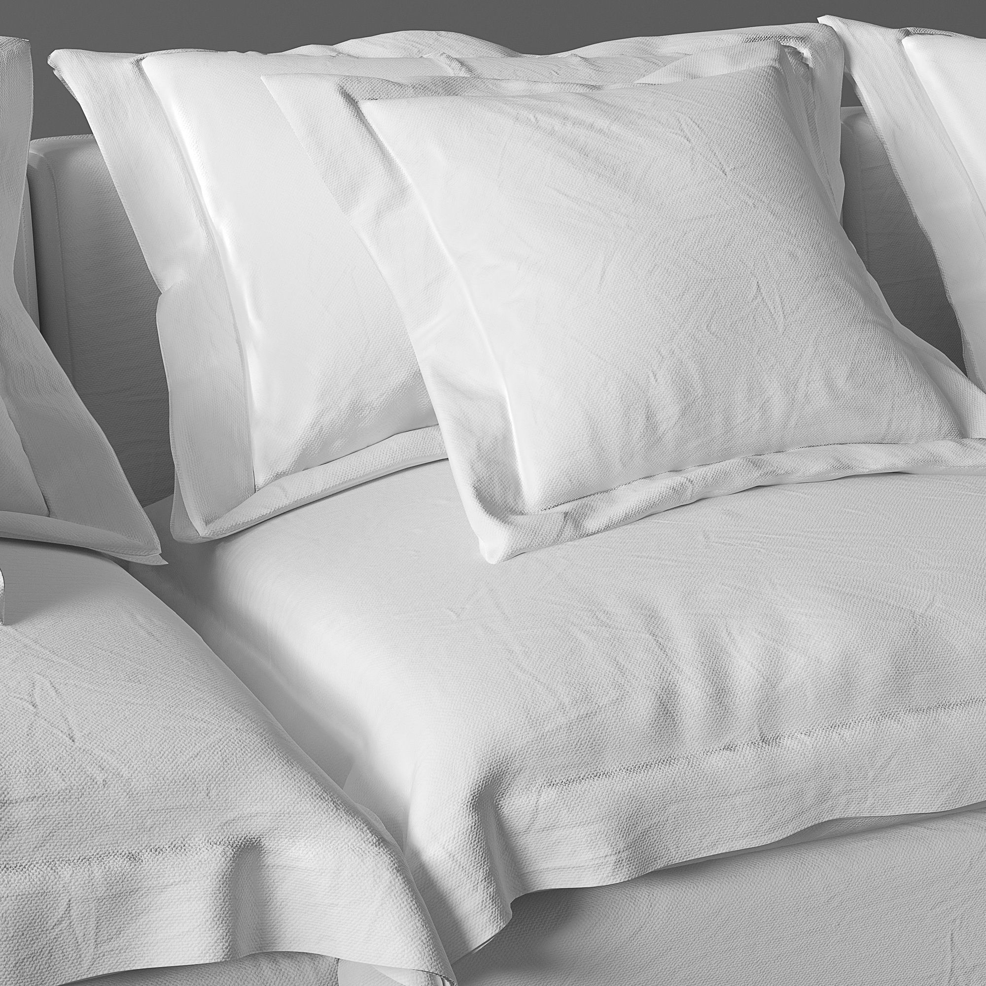 RH Sofa Navone modular 3D model | CGTrader