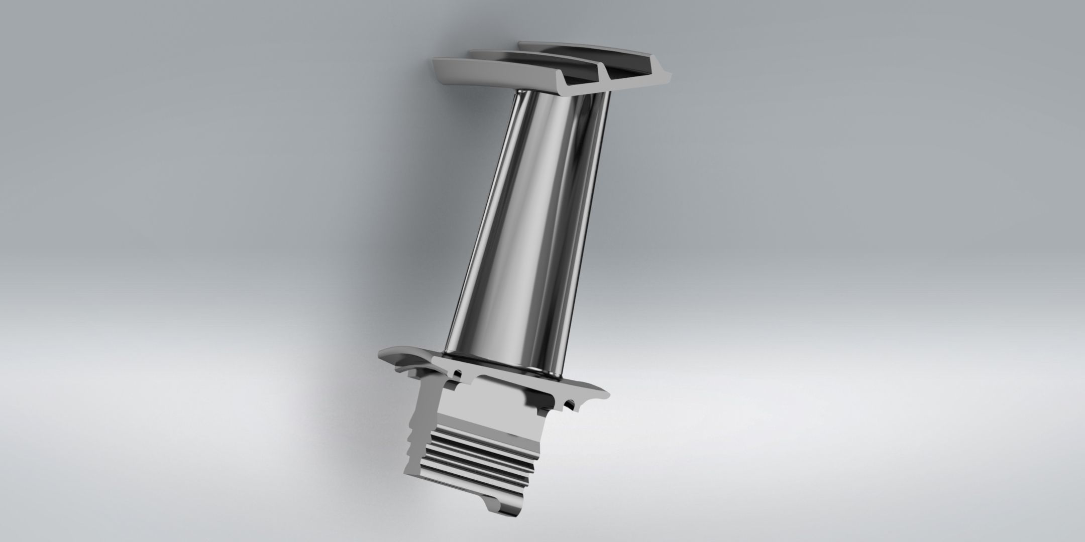 Turbine blade 3D model | CGTrader