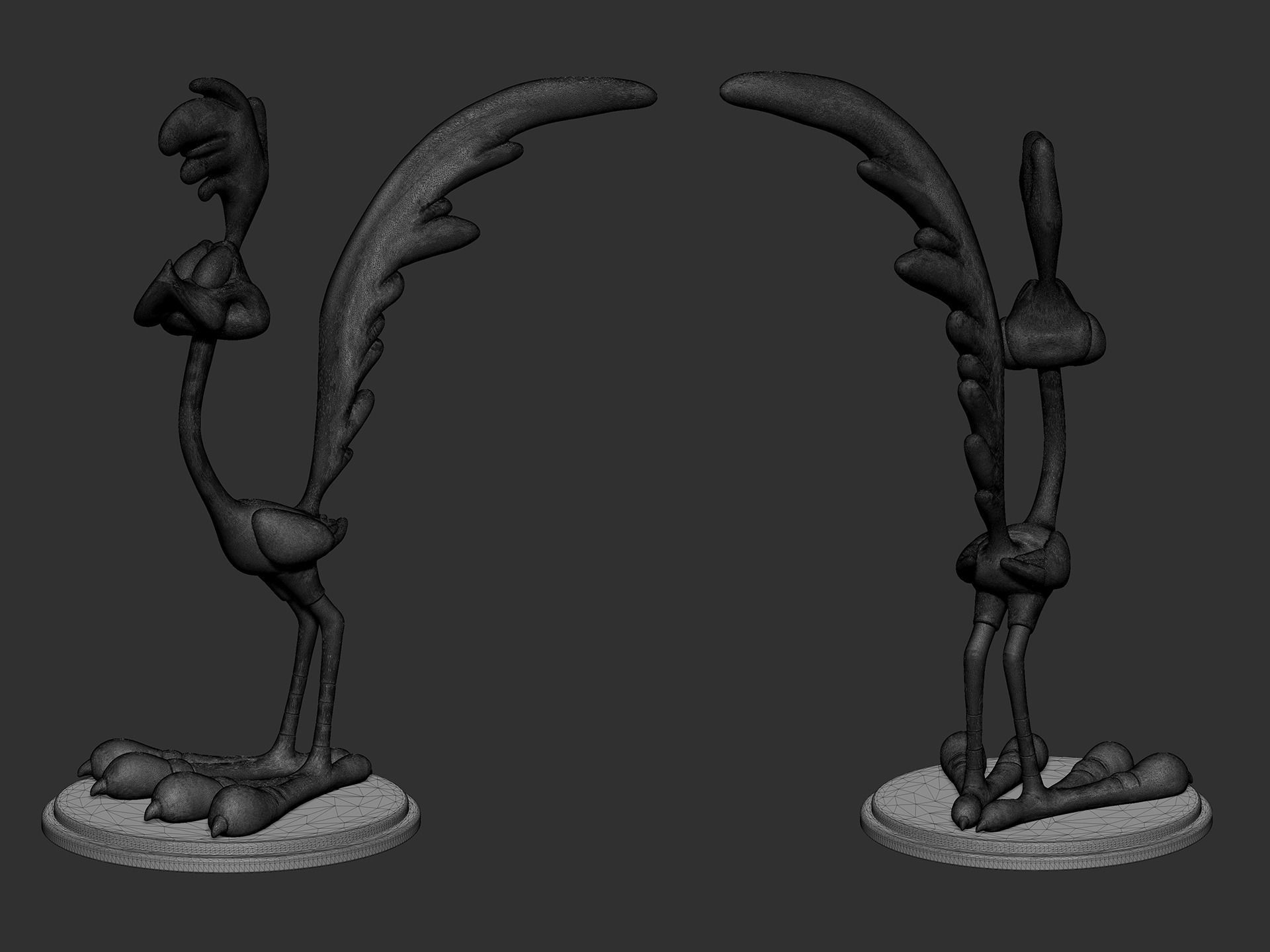 Road Runner 3D model 3D printable | CGTrader