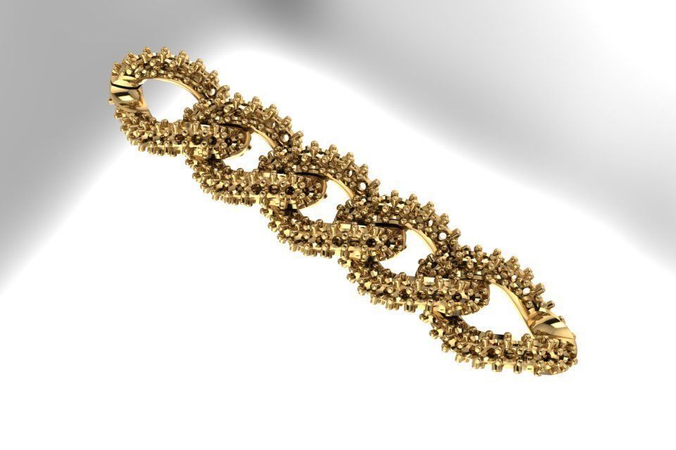 Cuban-link chains 3D model 3D printable | CGTrader