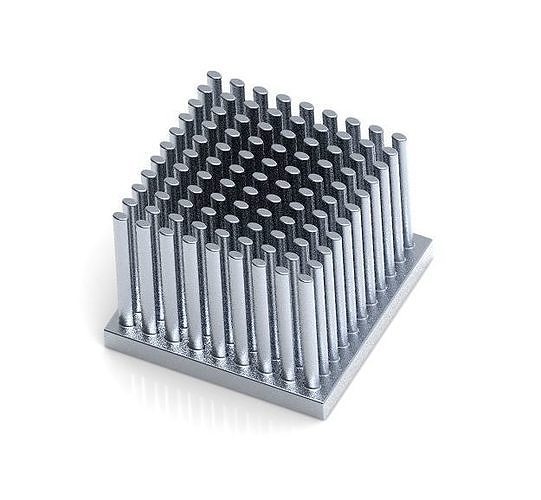 Elliptical Heat Sink 3D model 3D printable | CGTrader
