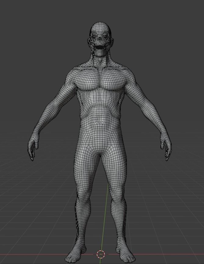 3d model of zombie free VR / AR / low-poly 3D model rigged | CGTrader