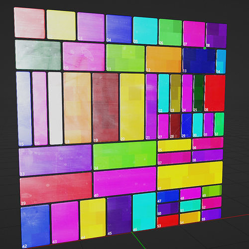 3D model Screen Set 01 VR / AR / low-poly | CGTrader