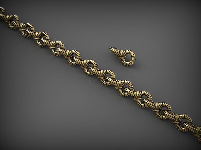 Chain Link 209 3D model 3D printable | CGTrader