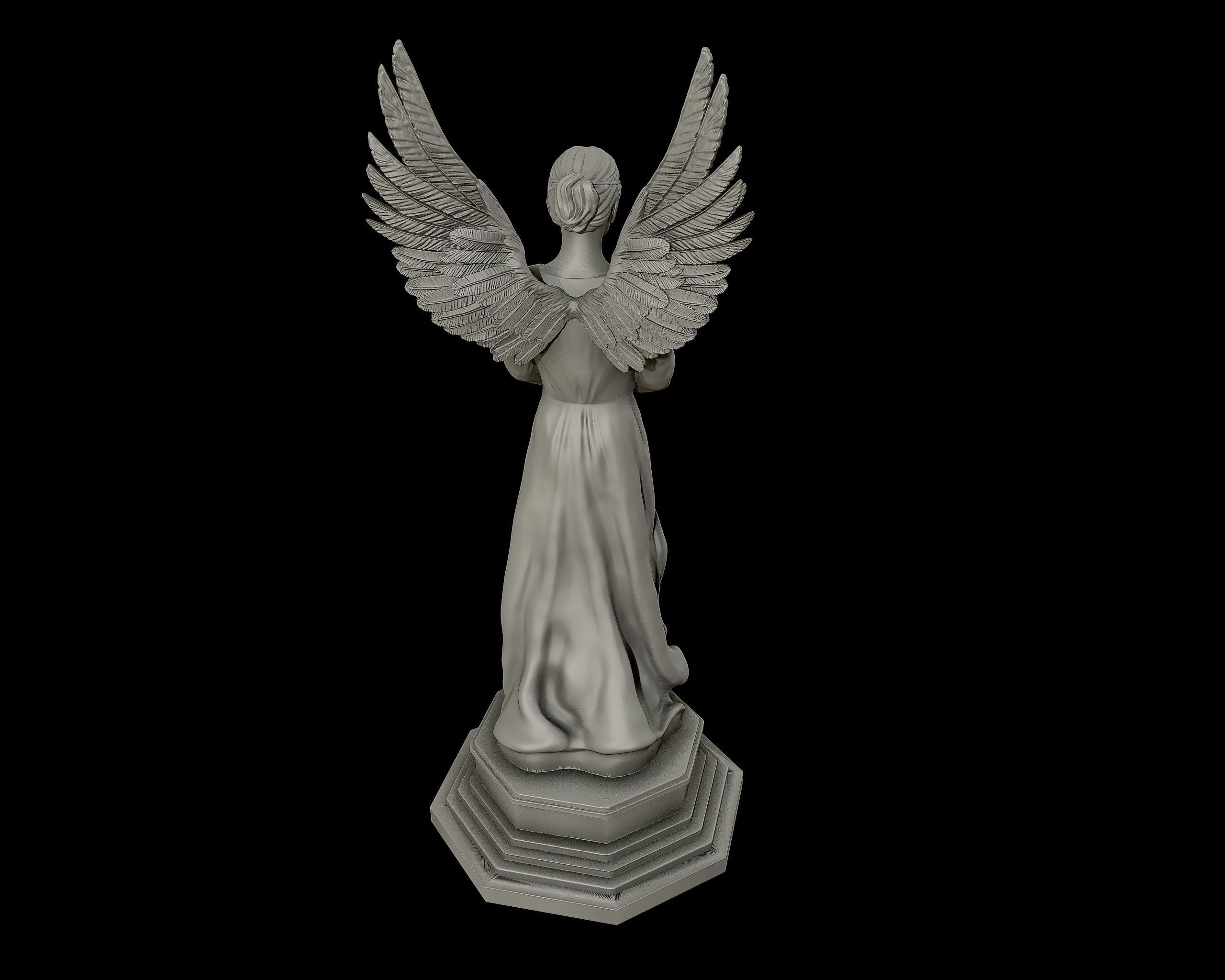 Angel 3D model sculpture 3D model 3D printable | CGTrader