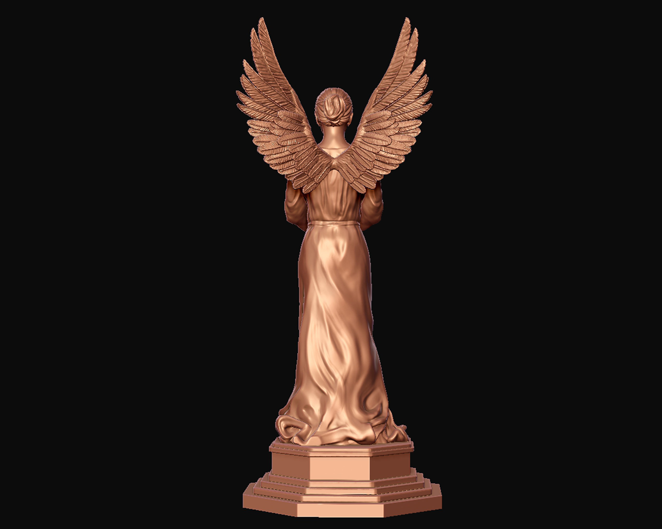 Angel 3D model sculpture 3D model 3D printable | CGTrader