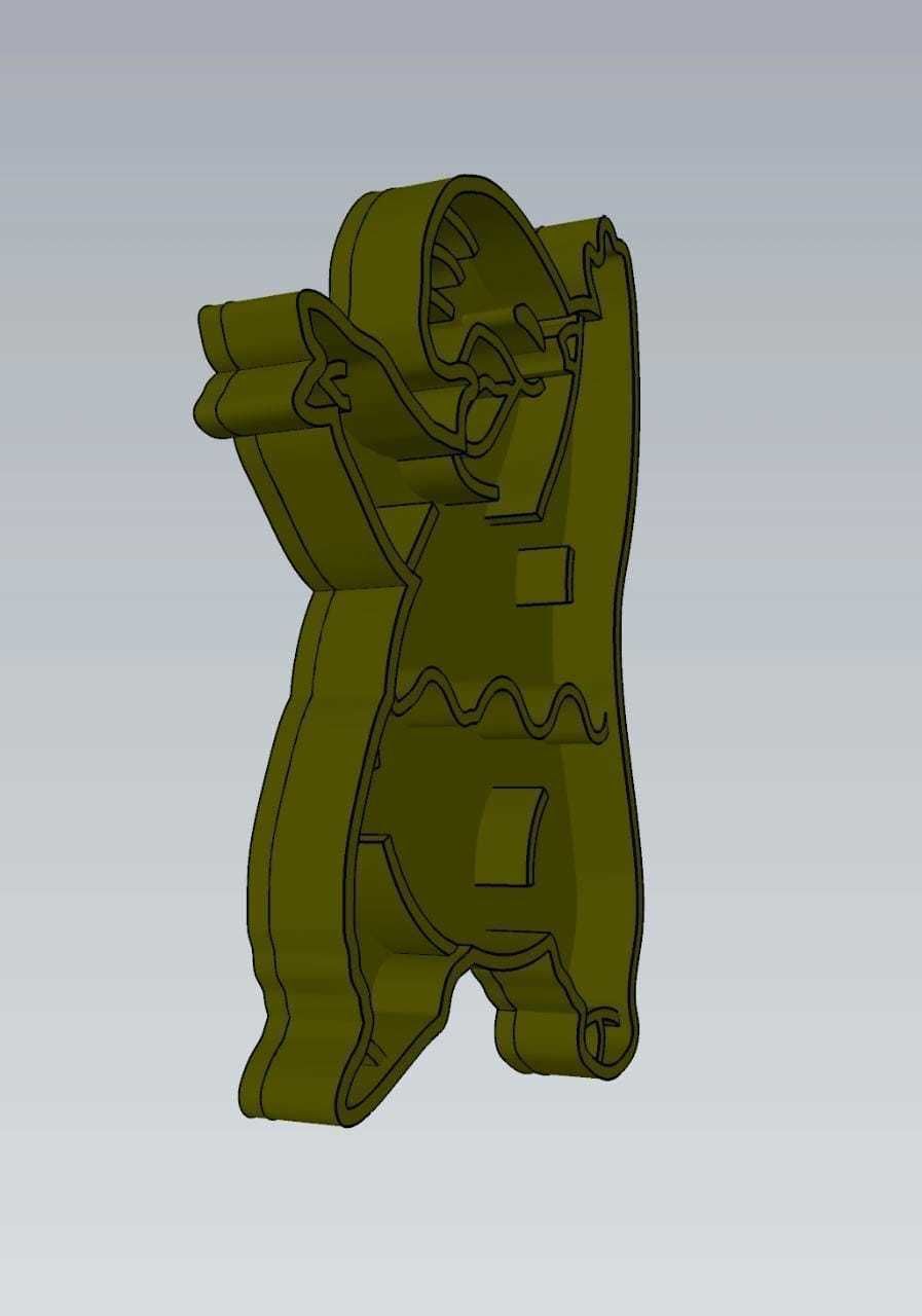 Pokemon Drowzee Cookie Cutter Stamp Cake Decorating 3D model animated | CGTrader