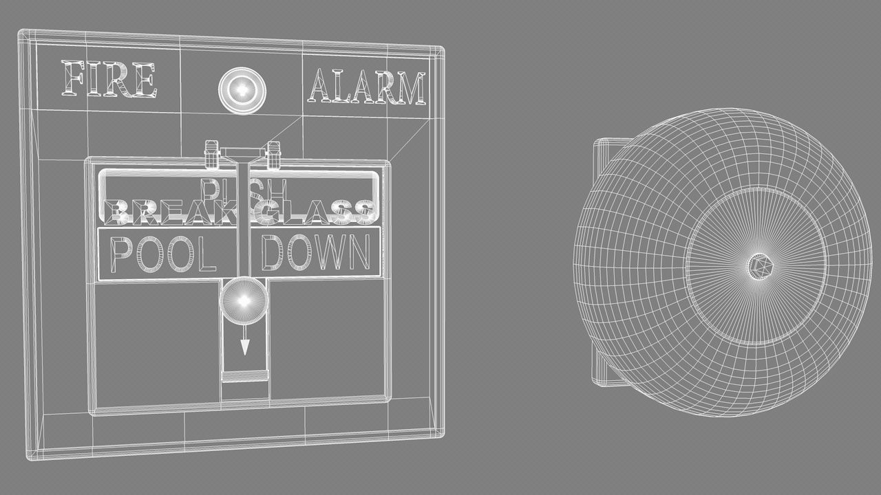 Fire alarm system 3D model | CGTrader