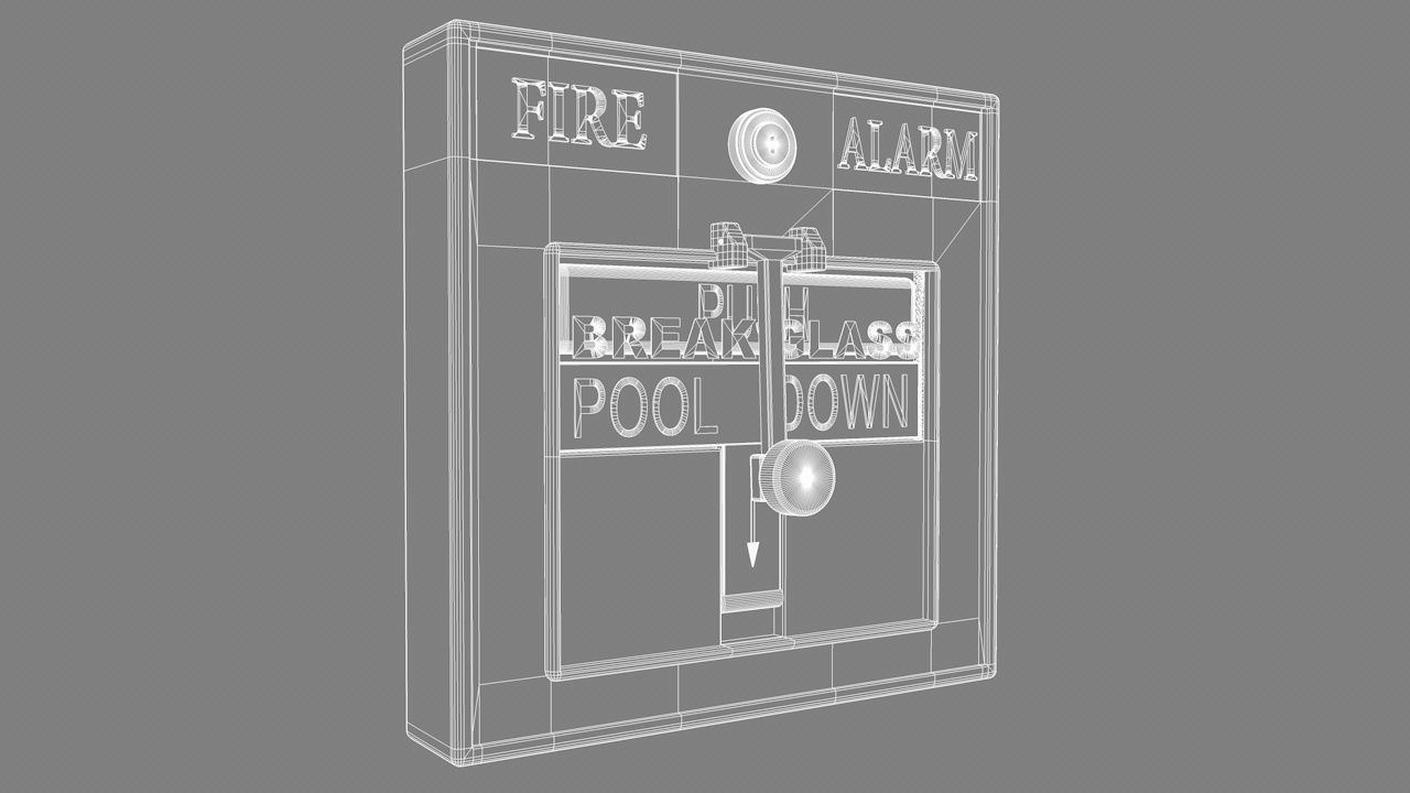 Fire alarm system 3D model | CGTrader