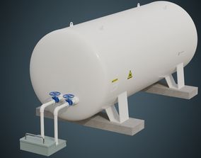 Low-poly Oil tank 3D Models | CGTrader