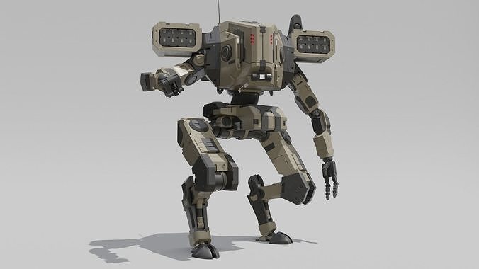 CB Mech M-01 3D model rigged | CGTrader