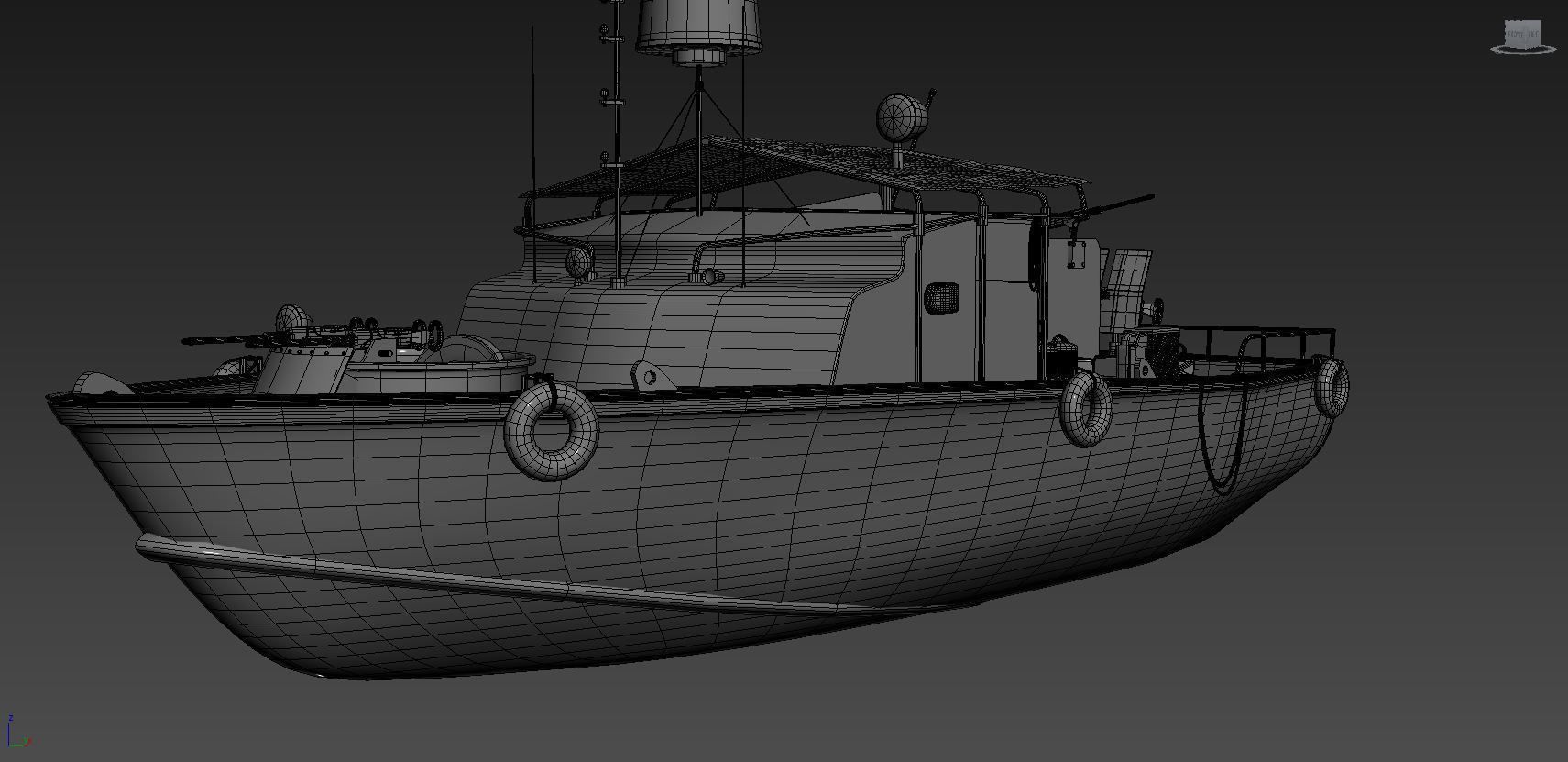 3D model Gunboat military boat VR / AR / low-poly | CGTrader