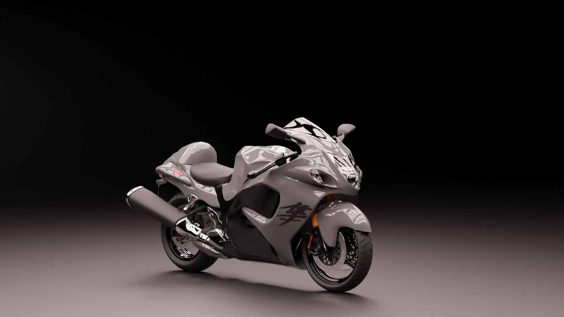 suzuki hayabusa 3D model | CGTrader