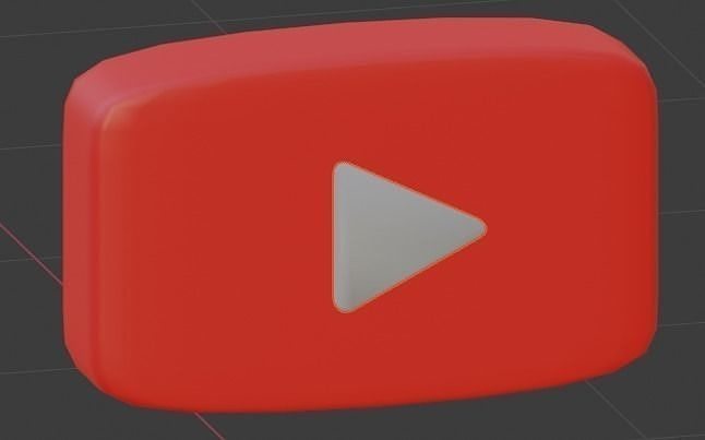 Youtube Logo free 3D model | CGTrader