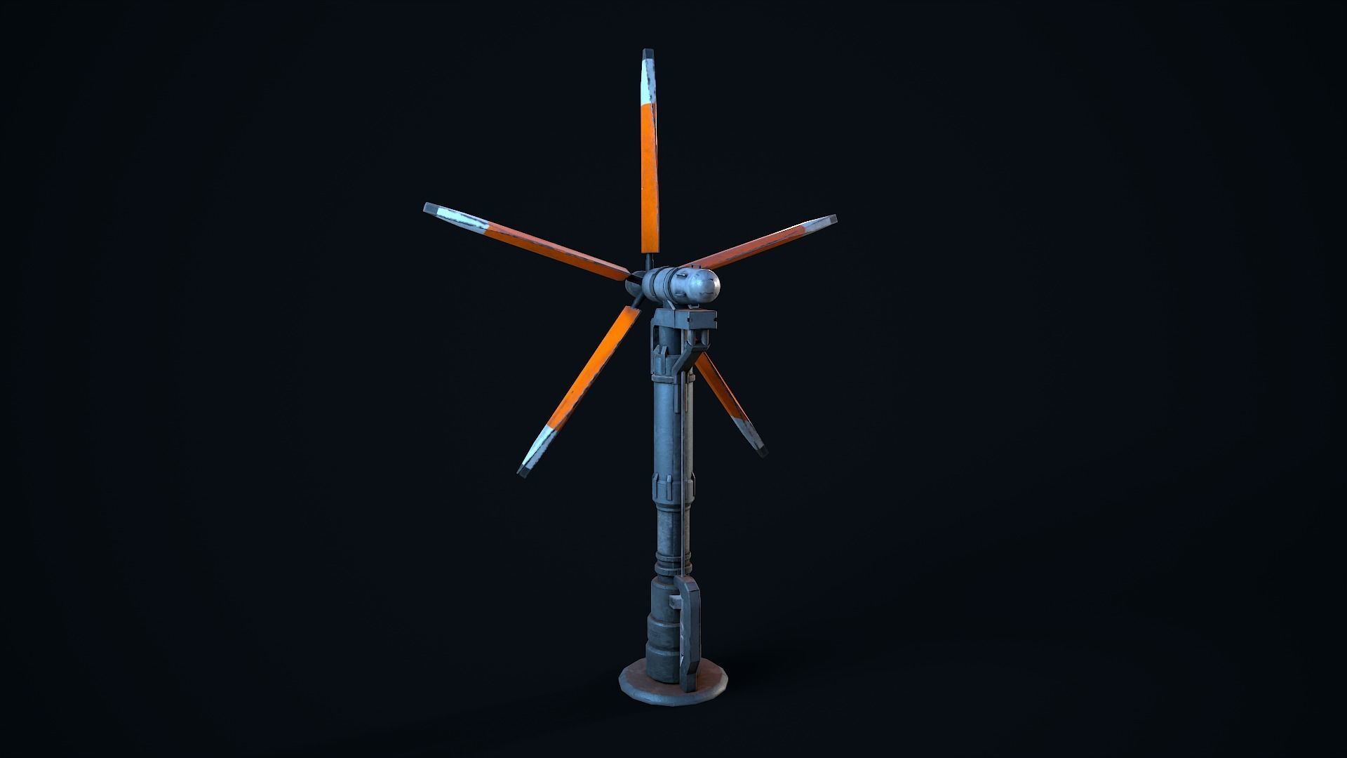 3D model Sci Fi Wind Turbine VR / AR / low-poly animated | CGTrader