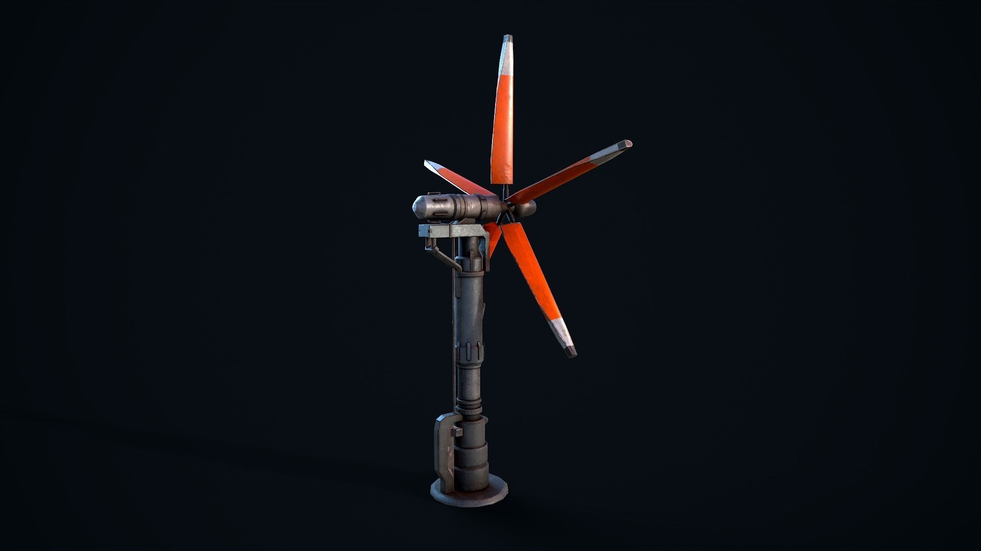 3D model Sci Fi Wind Turbine VR / AR / low-poly animated | CGTrader