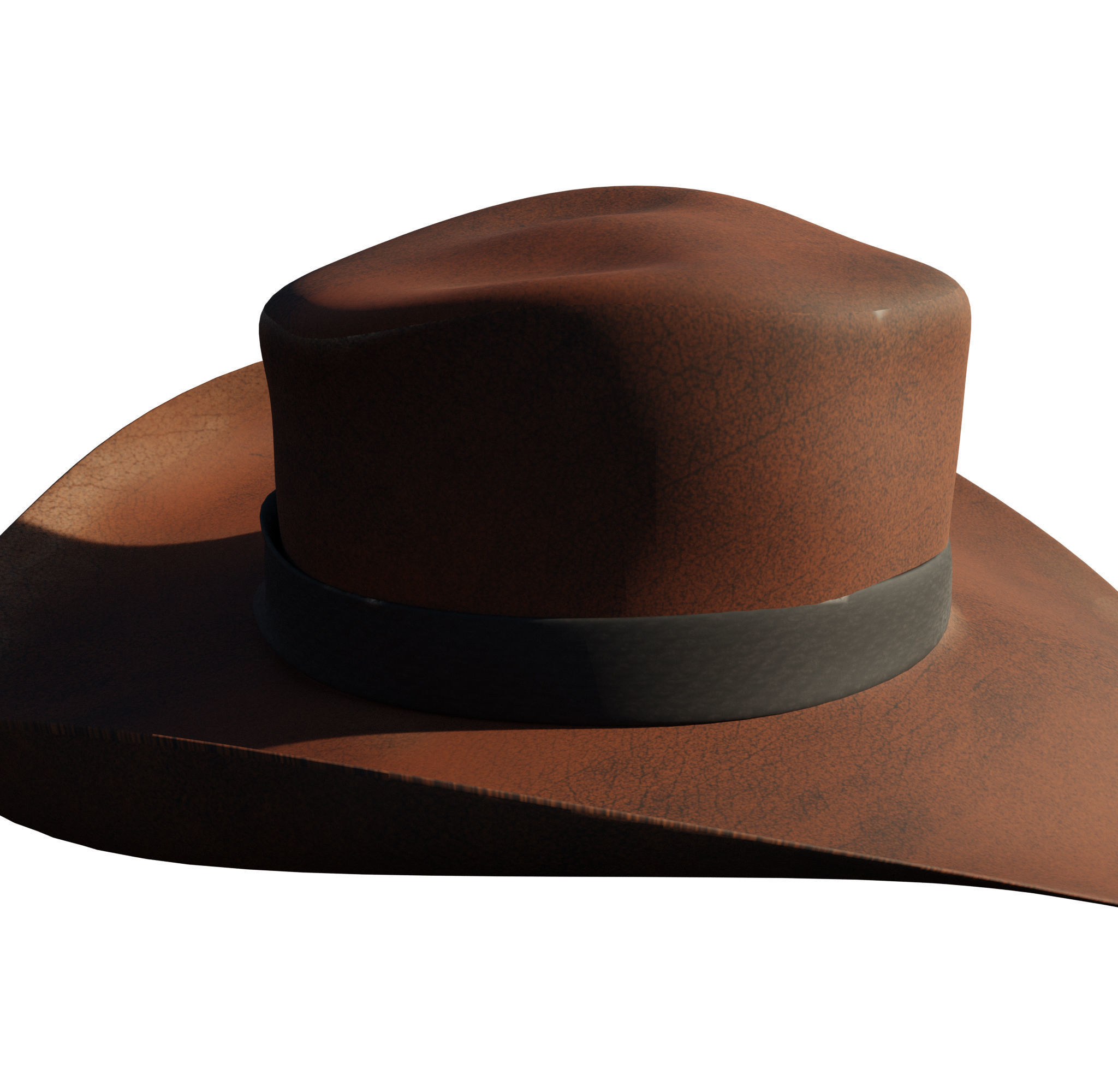 3D model Western dirty hats VR / AR / low-poly | CGTrader