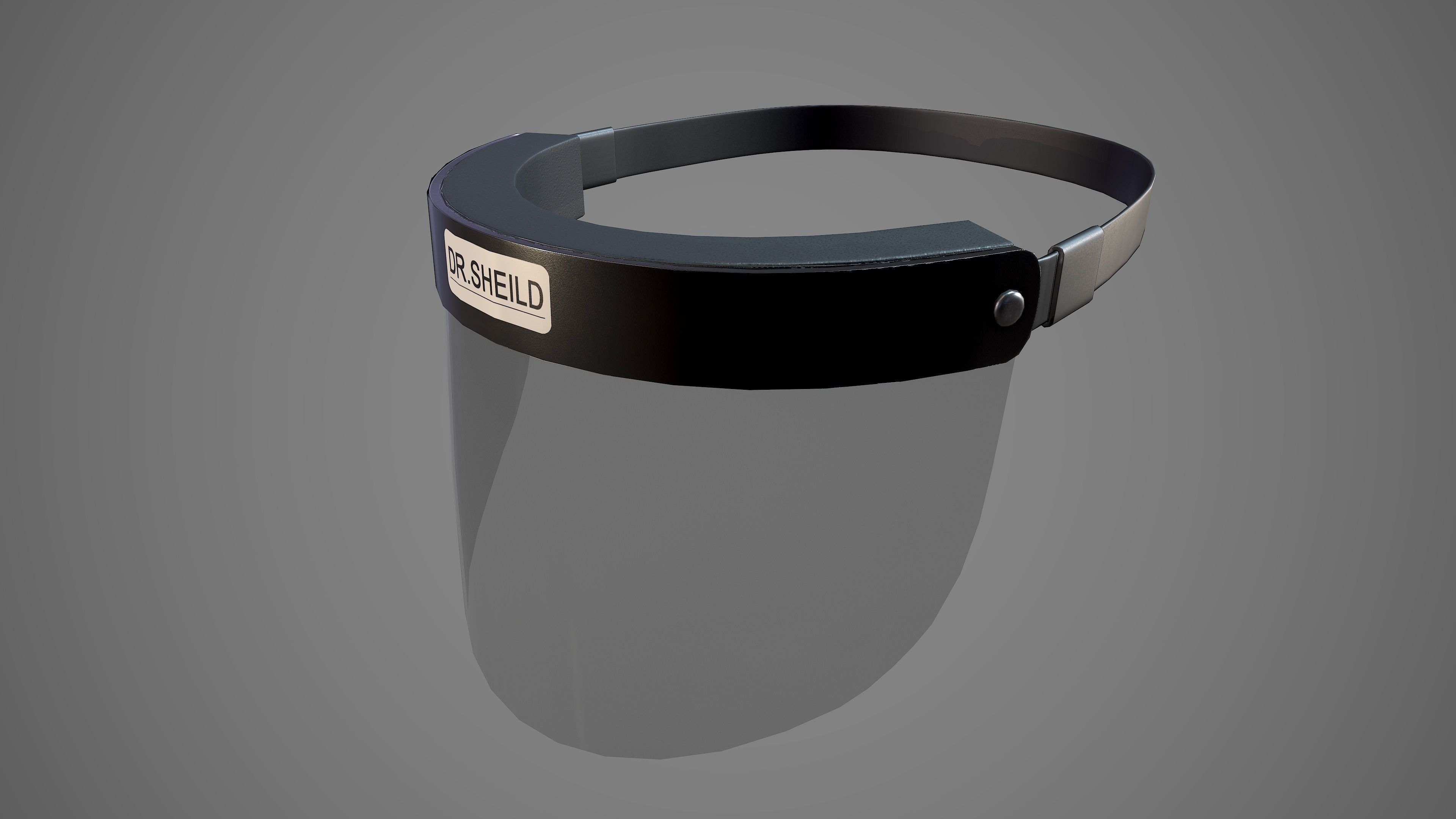 3D model Faceshield VR / AR / low-poly | CGTrader