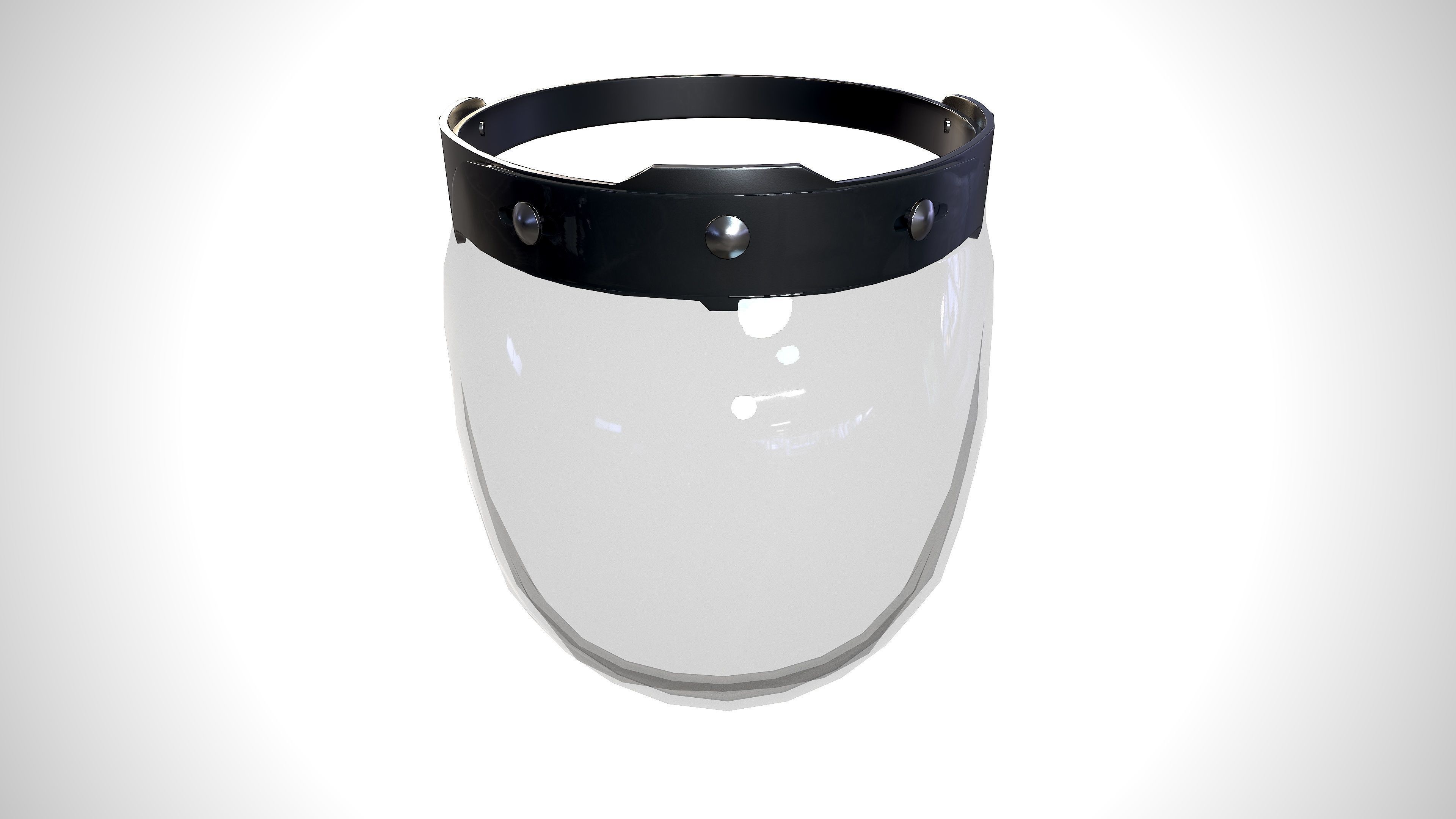 3D model Faceshield VR / AR / low-poly | CGTrader