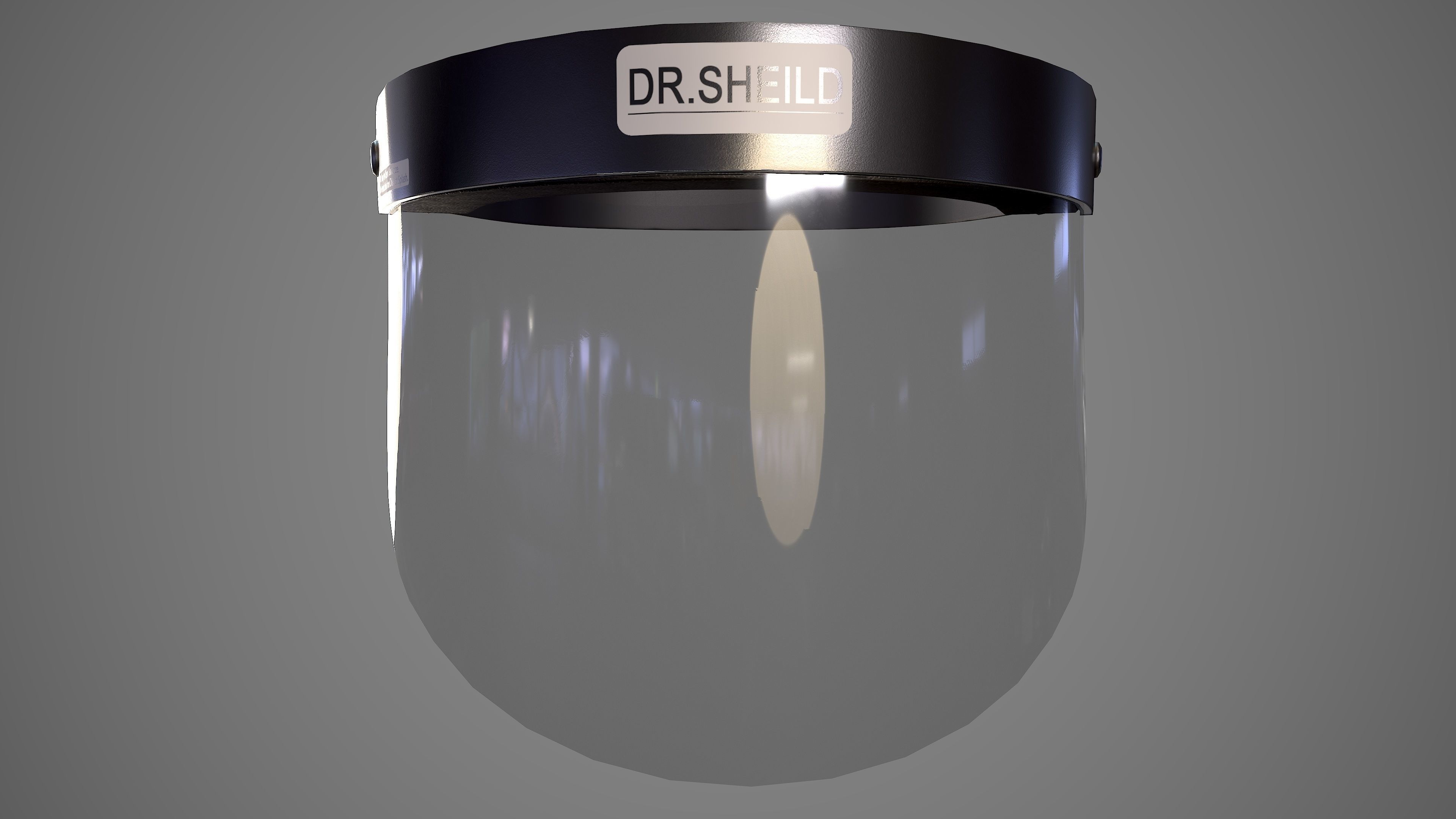 3D model Faceshield VR / AR / low-poly | CGTrader