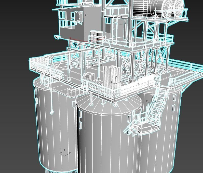 Post-Apocalyptic Outpost Tower 2 3D model | CGTrader