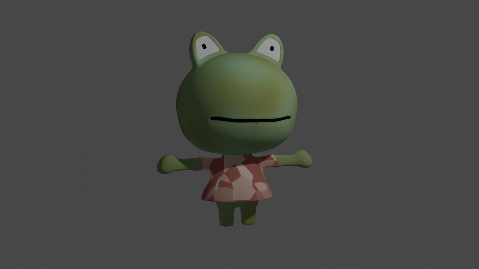 Moving Frog Rigged 3D model rigged | CGTrader