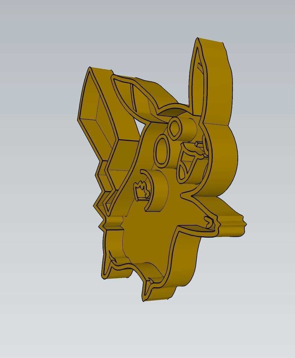 Pokemon Pikachu Cookie Cutter Stamp Cake Decorating 3D model animated | CGTrader