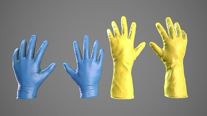 3D model Hand Gloves VR / AR / low-poly | CGTrader