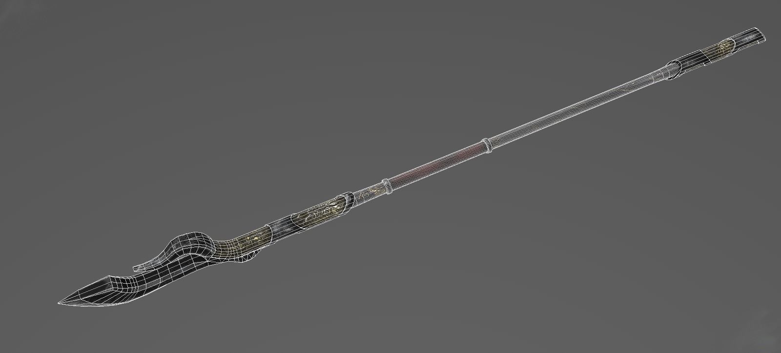 Glaive chinese longsword 3D model | CGTrader